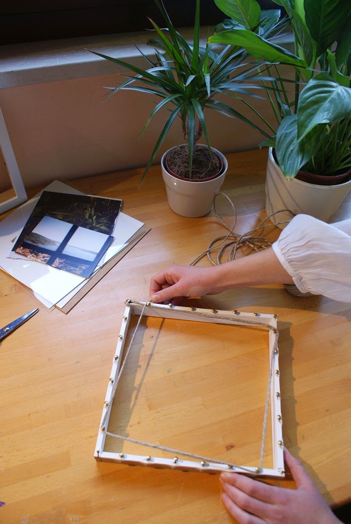 DIY WOVEN GEOMETRIC RUSTIC 3D FRAME - Francine's Place Blog