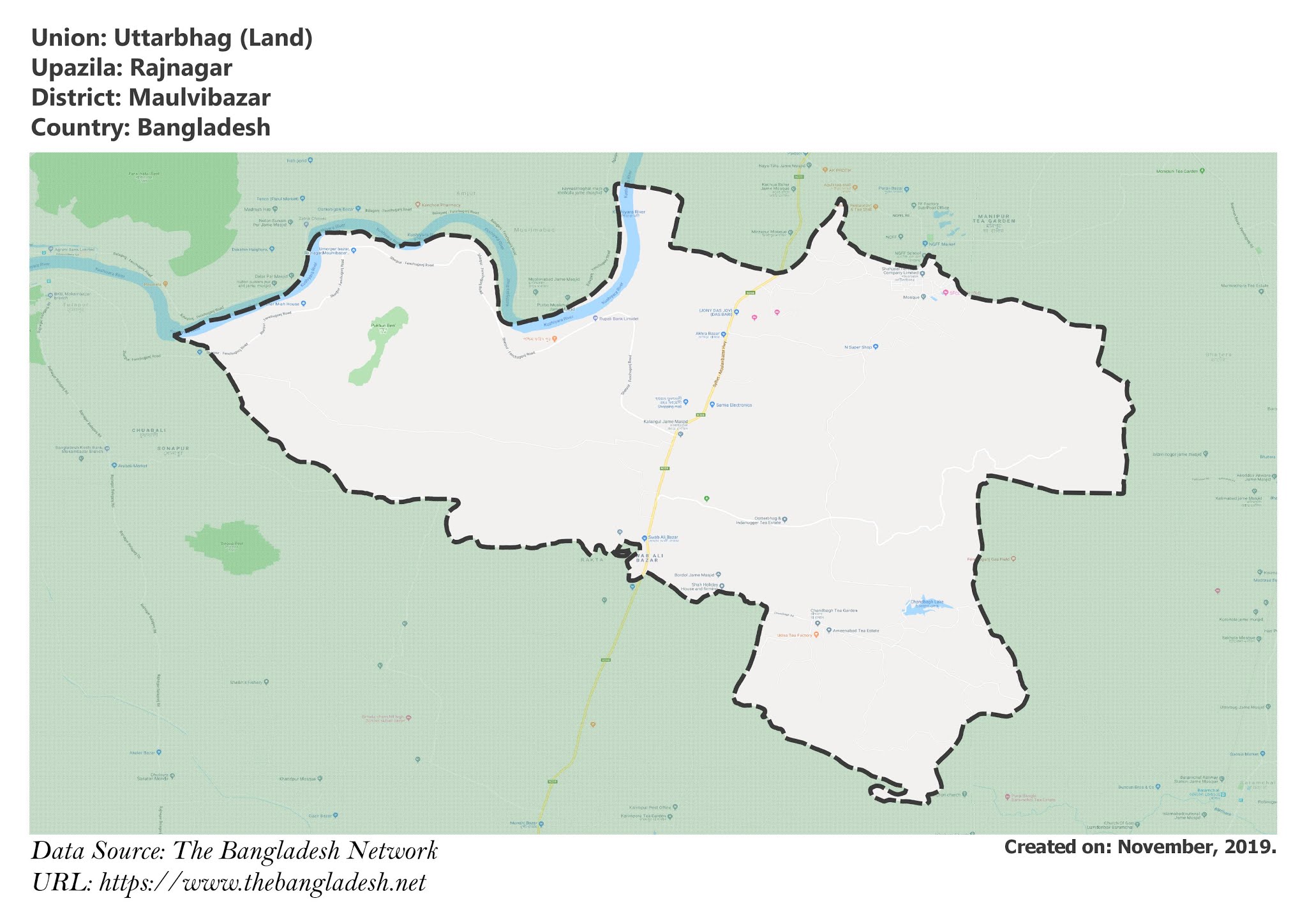 Uttarbhag Union, Maulvibazar