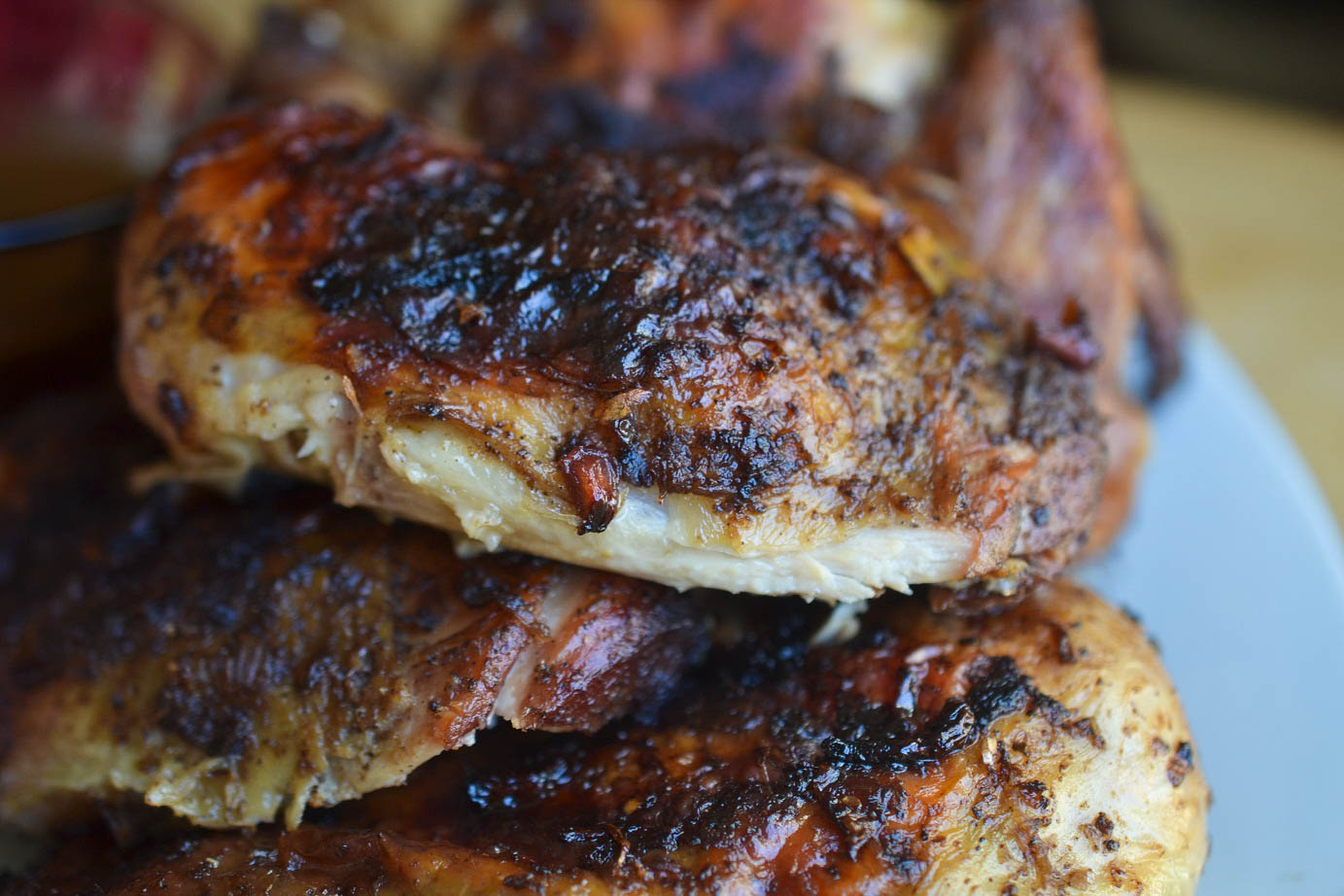 Greedy Girl : Pomegranate and ginger Roasted chicken