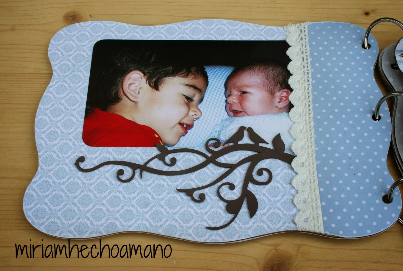 miriam hecho a mano: ÁLBUM DE BEBE PARA REGALAR