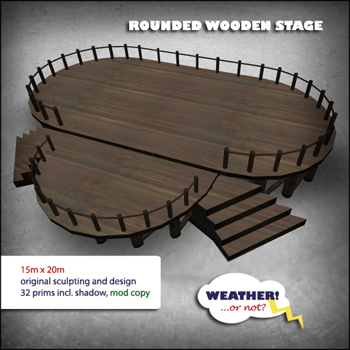 Weather! or not?: New Chandelier and Event Stage