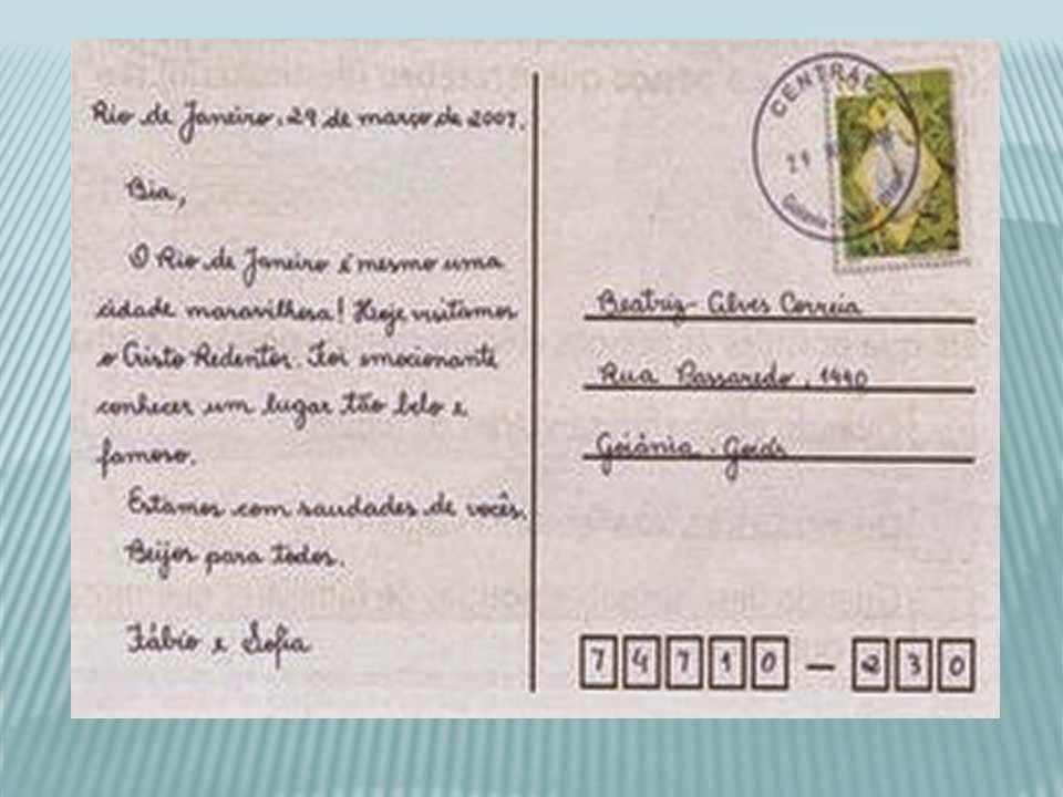 Cantinho do Saber...: cartão Postal