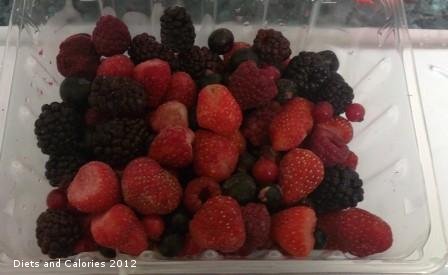 Diets and Calories: Frozen Fruits - Healthy, Low calorie, Low Fat