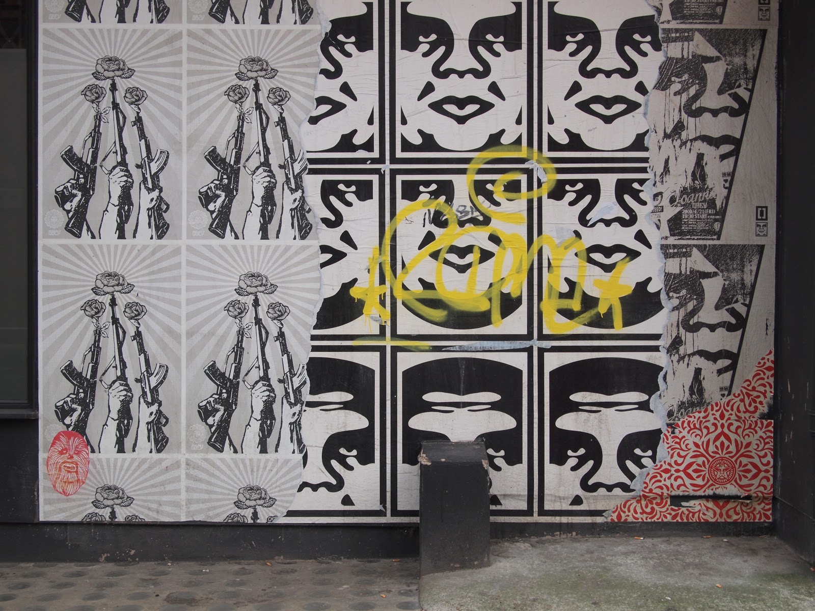 drawdrawdraw: 'Obey' paste-ups