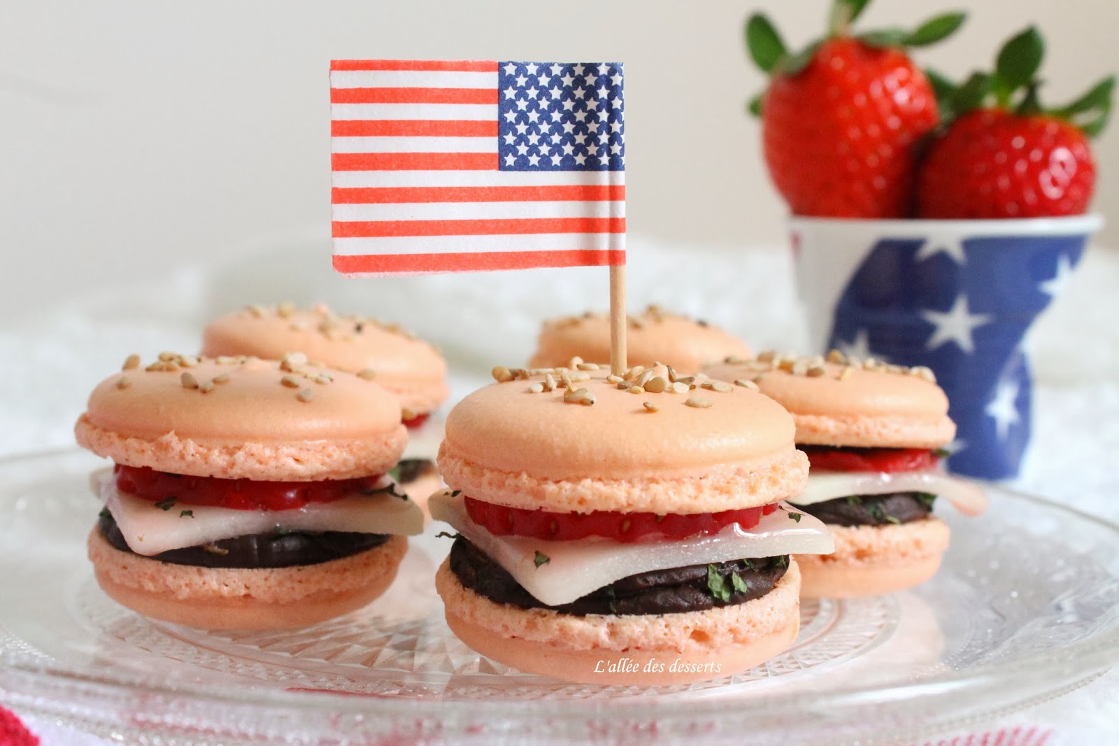 L'allée des desserts: Macarons façon burgers