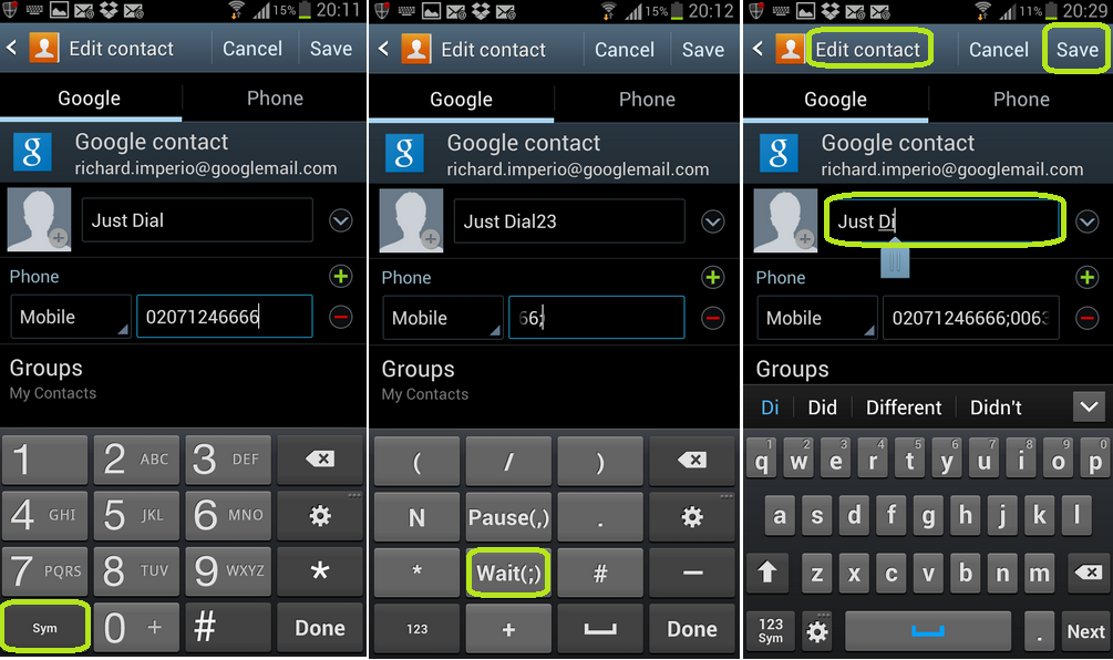 Prakticality: How to Dial Access Number and Destination Number ...