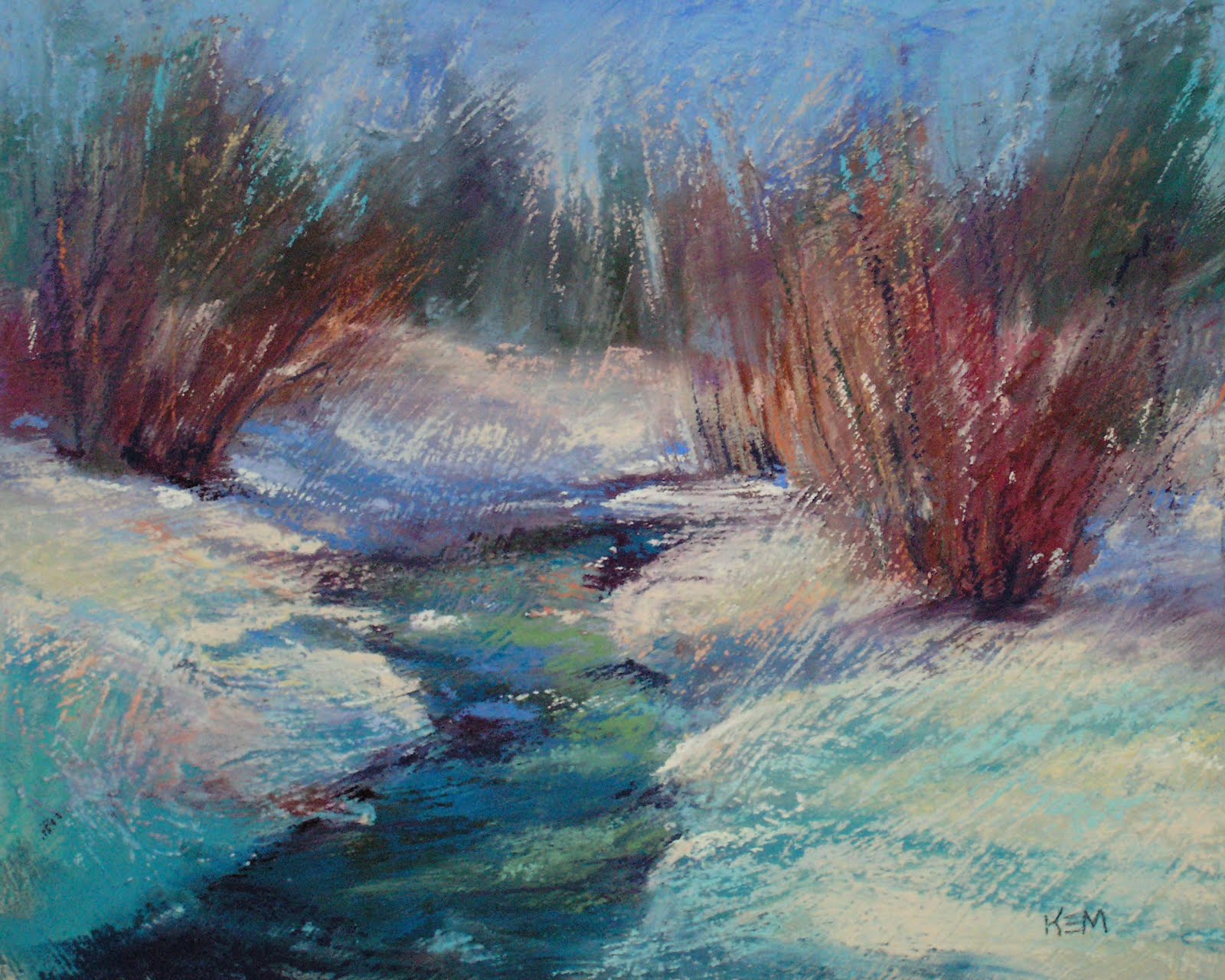 Painting My World: Laying it on Thick...A Recipe for Thick Pastel Ground