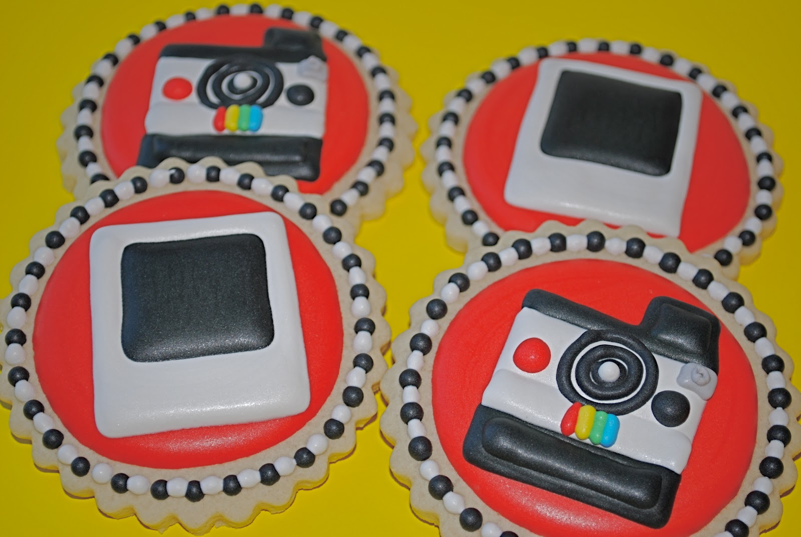 Polaroid Camera Cookies - Pretty Girl Fashion
