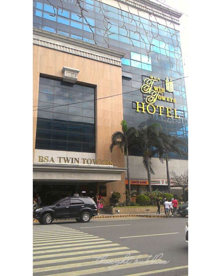 Thought Bubbles: BSA Twin Towers Hotel