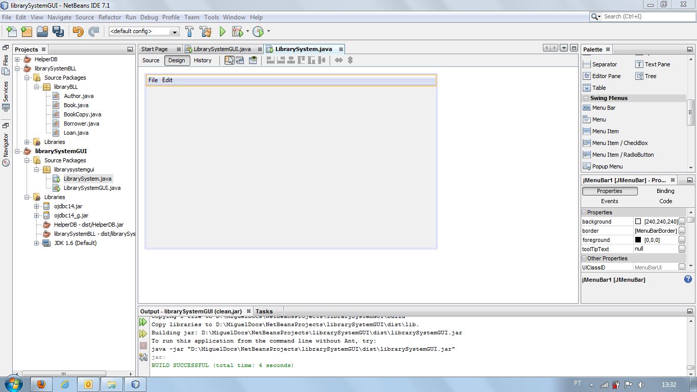 Practical Software: Example of Java Swing desktop application without ...