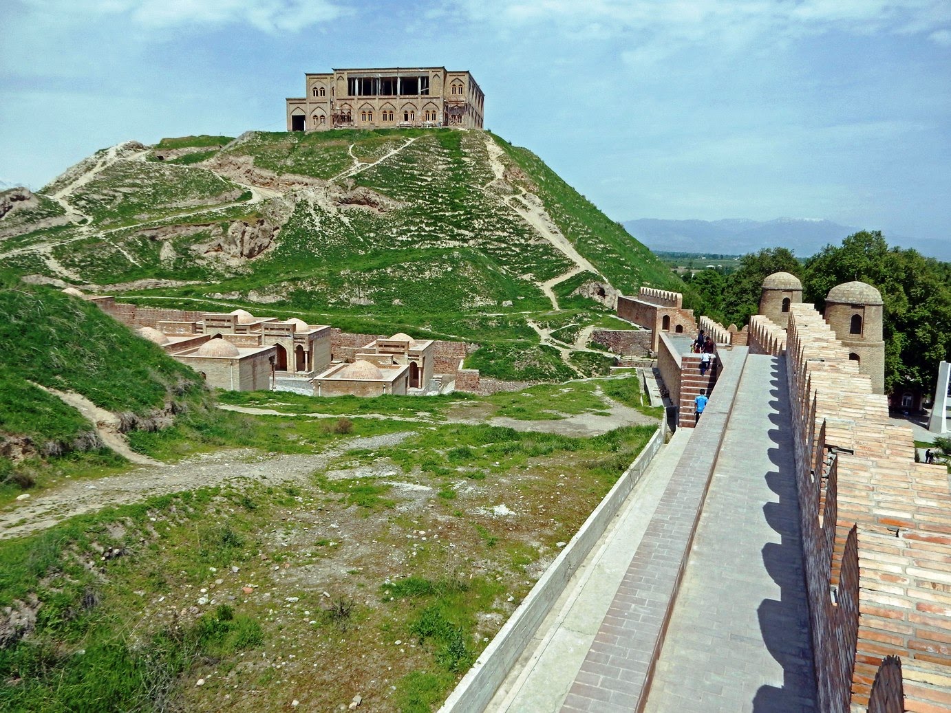 the viewing deck: Hissar Fortress Morning Tour