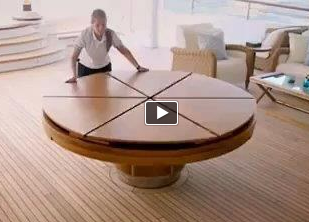 Expandable Round Dining Table "The Fletcher Capstan Table " - Interior ...