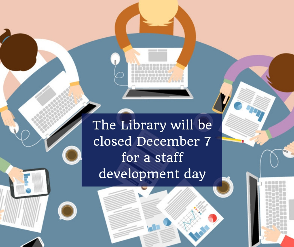 DPL News & Views: We will be closed Friday, December 7