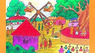 A Village Fair Composition