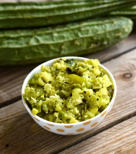 Ridge Gourd Mallum - වැටකොළු මැල්ලුම - sinhala food Recipes