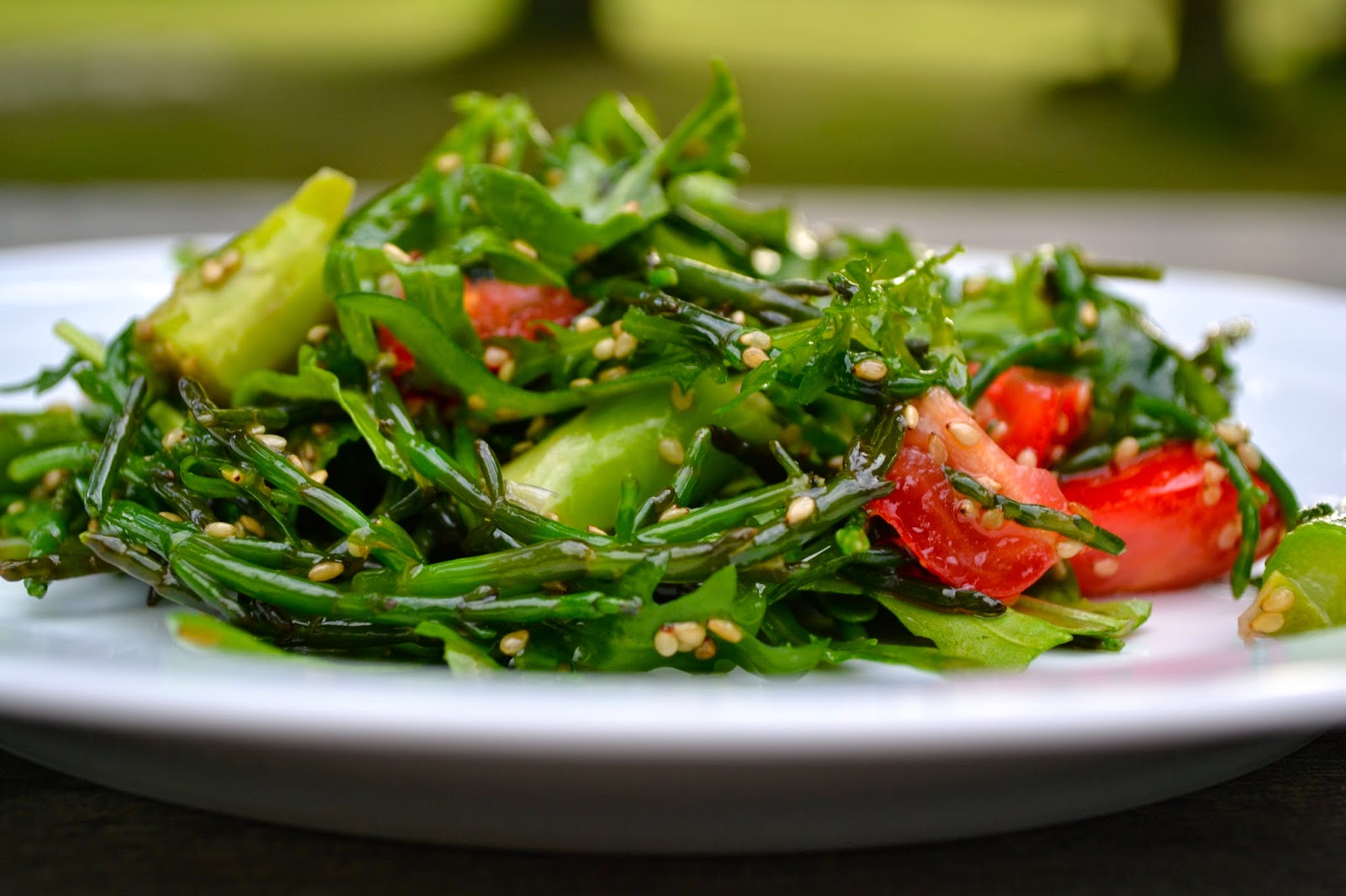 clubzimmer: Spargelsalat mit Queller