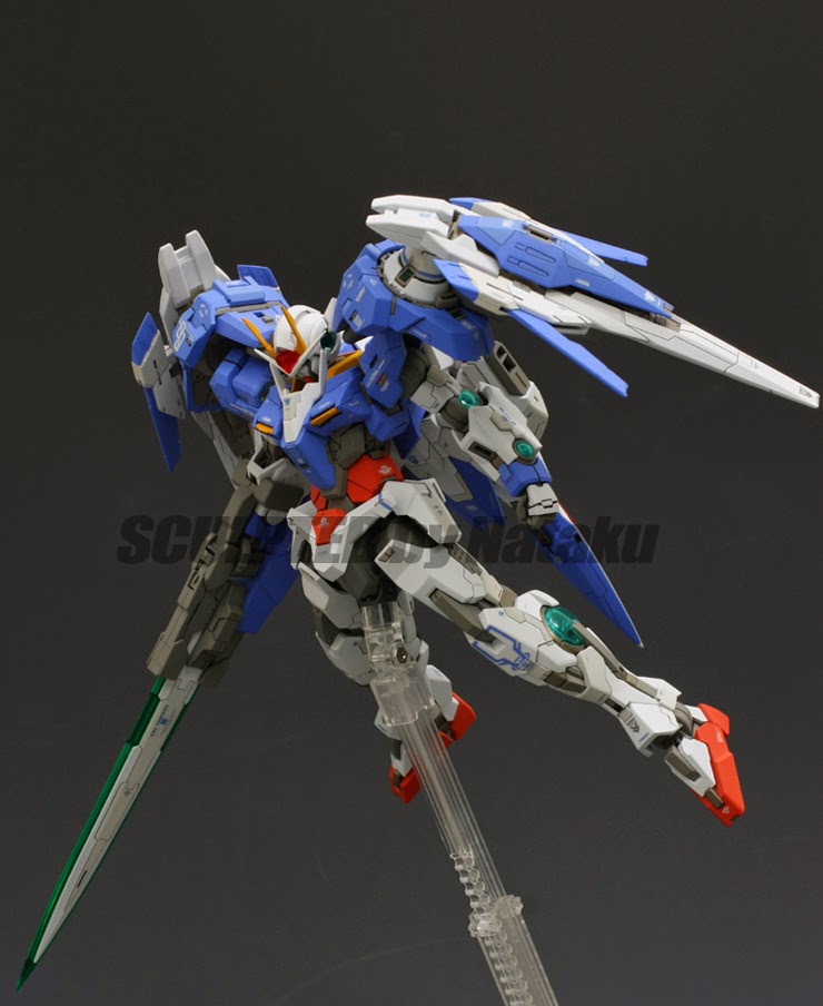 Custom Build: MG 1/100 00 Raiser + Seven Sword "Perfect Grade Detailing ...