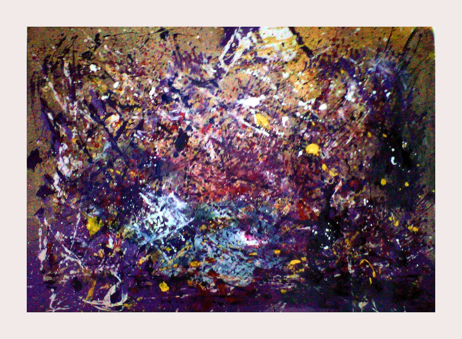 MIS CUADROS (Pintura abstracta): HOMENAJE A JACKSON POLLOCK