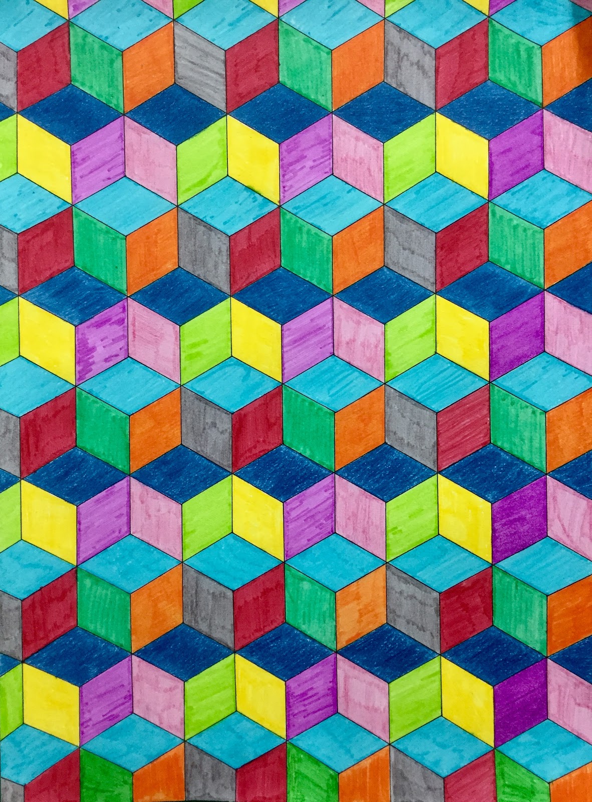 cromáticaaranguren: NUEVA RED ISOMÉTRICA