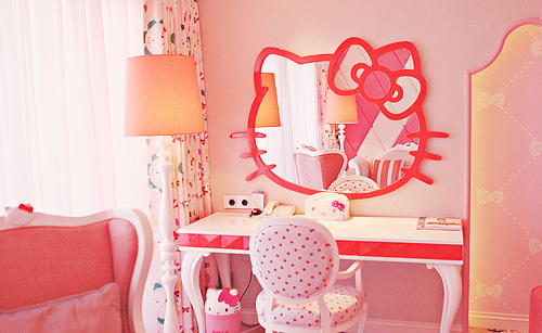 Decora Interiores y mas: Habitaciones decoradas con Hello Kitty