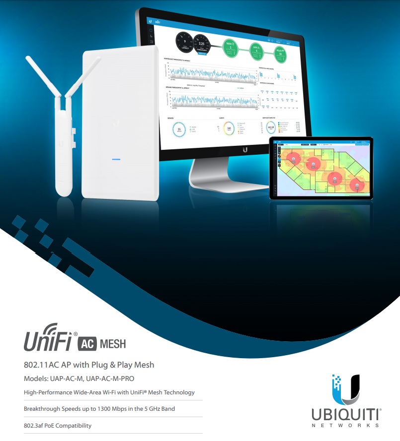 Ubiquiti UniFi AC Mesh Wide Area Indoor Outdoor Dual Band Access Point ubiquiti-unifi-ac-mesh-wide-area-indoor-outdoor-dual-band-access-point