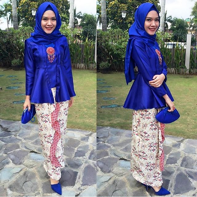Medan 50 Model Kebaya Polos Modern Terpopuler 2019 - Biaya Bangun Rumah ...