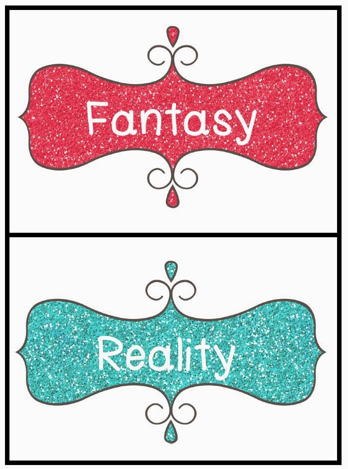 Fantasy vs Reality - Classroom Freebies