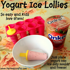 Karima's Crafts: Yogurt Ice Lollies - Great Ideas!