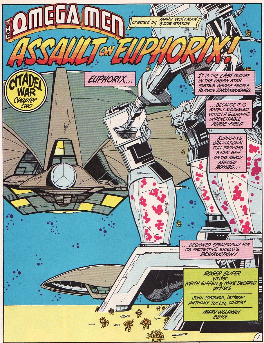 Supergirl Comic Box Commentary: Back Issue Review: Omega Men #3