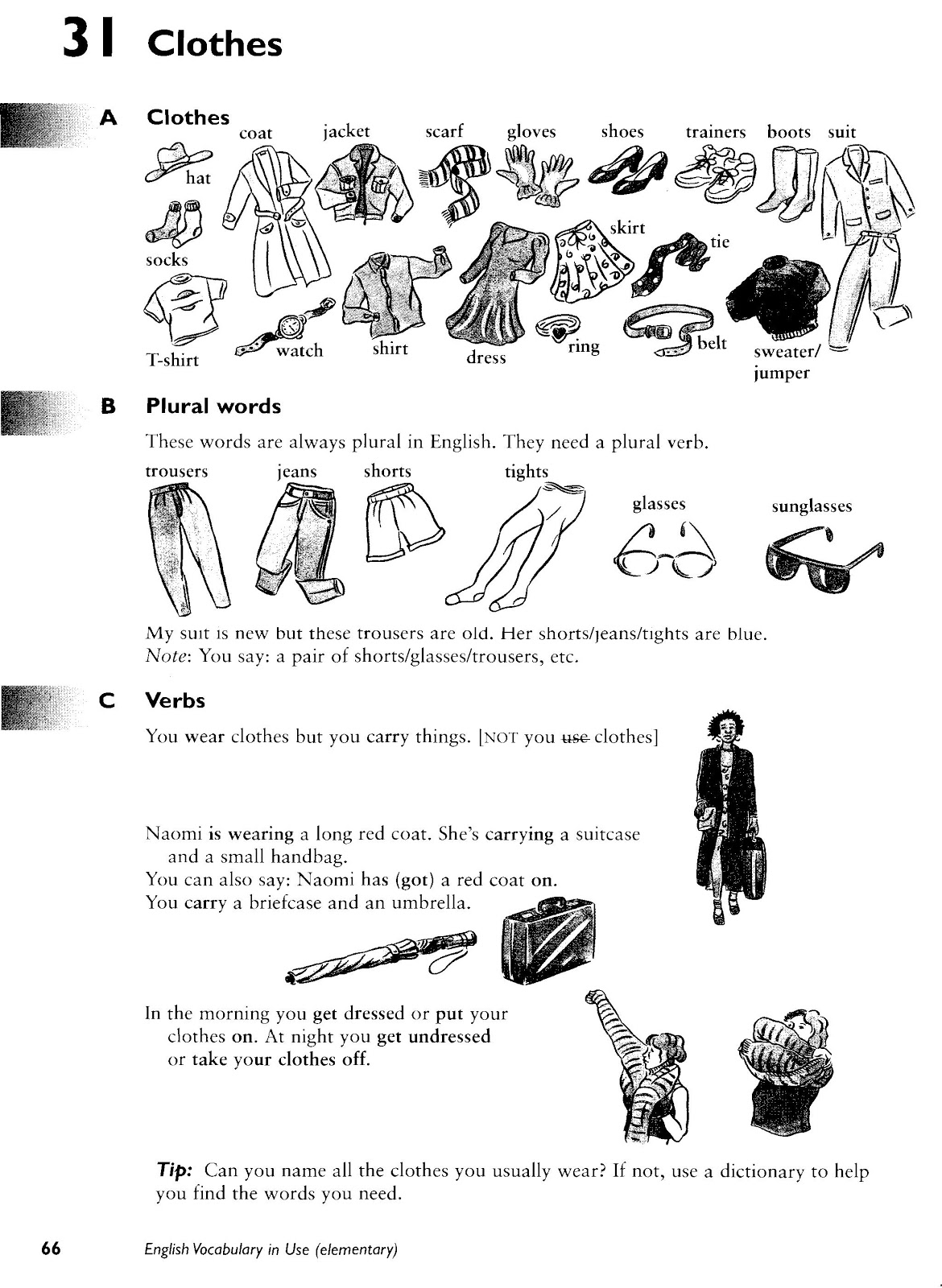 The English Corner II: Vocabulary: Clothes