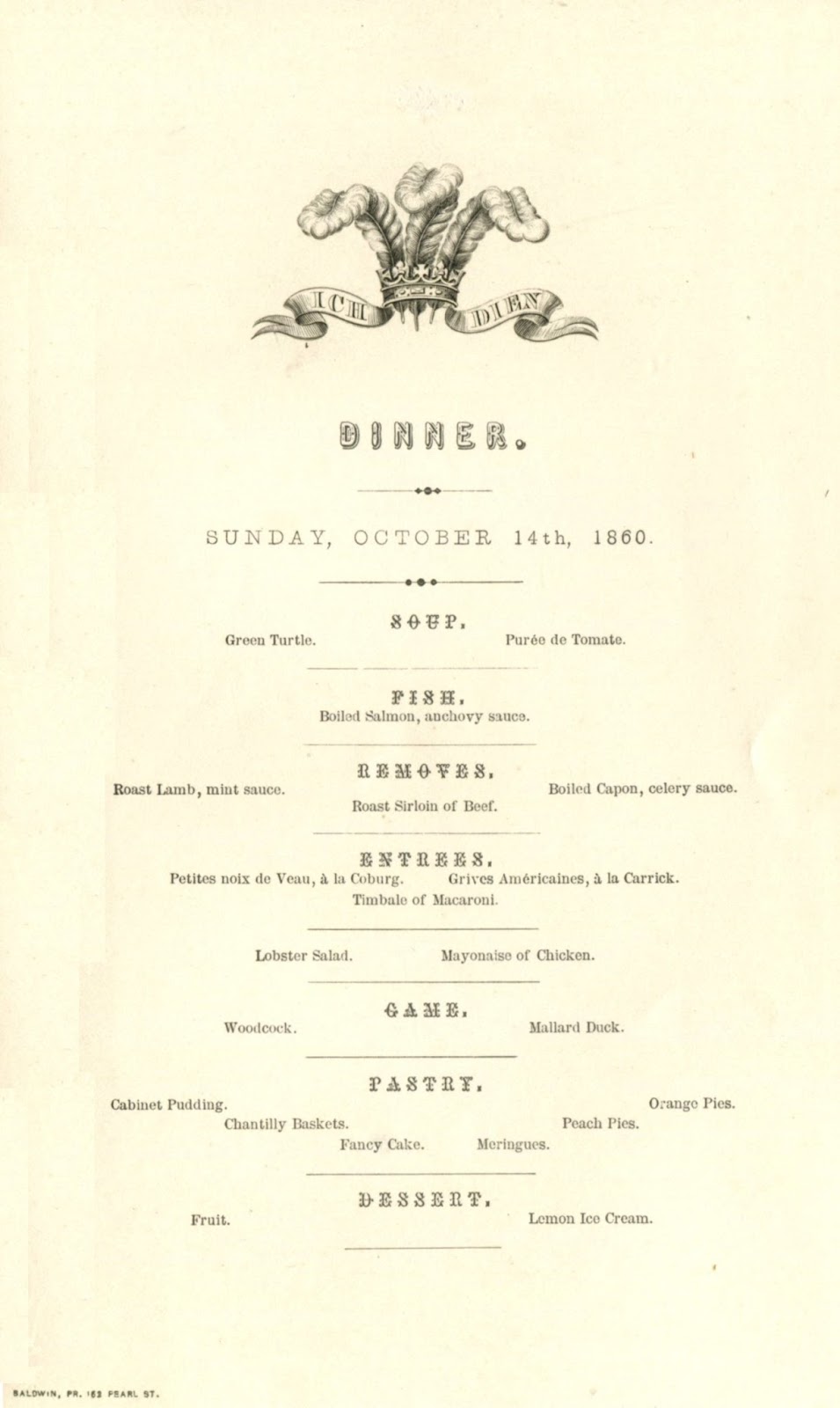 The American Menu: American Hospitality