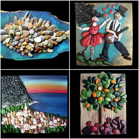 pebble art ideas ~ art craft projects