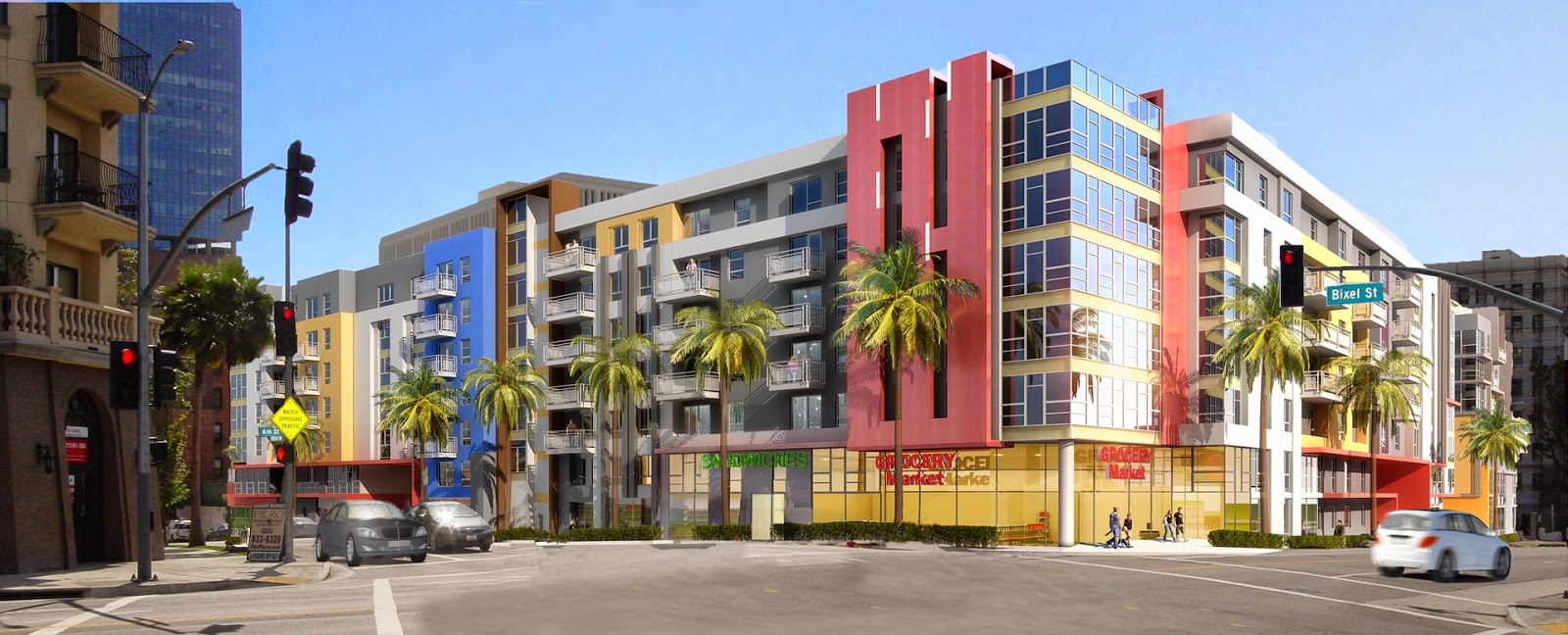 Building Los Angeles: Redesigned Bixel & 6th Development Rendered