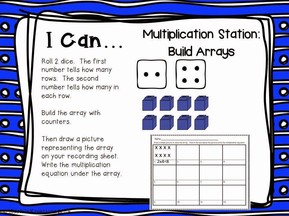 Karla's Kreations: Multiplication Math Stations