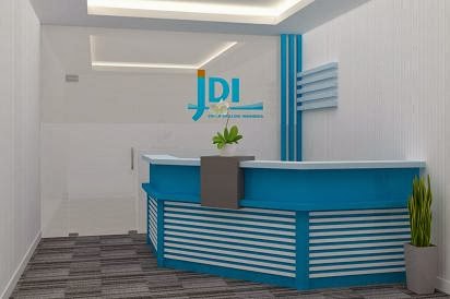 Desain Interior Ruang Resepsionis lobby Depan Minimalis Modern - ARUSHA ...