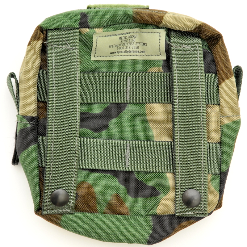 Webbingbabel: SDS MOLLE II Woodland Medical Pouch