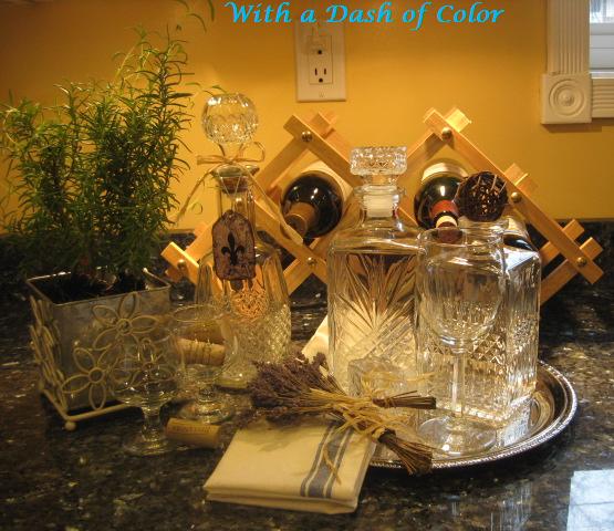 With a Dash of Color: Wine Vignette