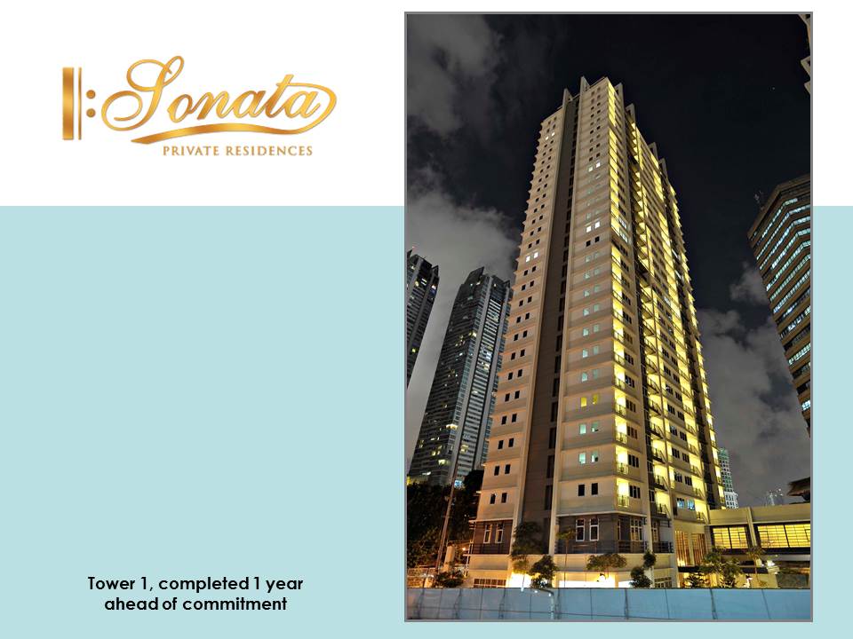 ROBINSON'S LAND: SONATA PRIVATE RESIDENCES ORTIGAS