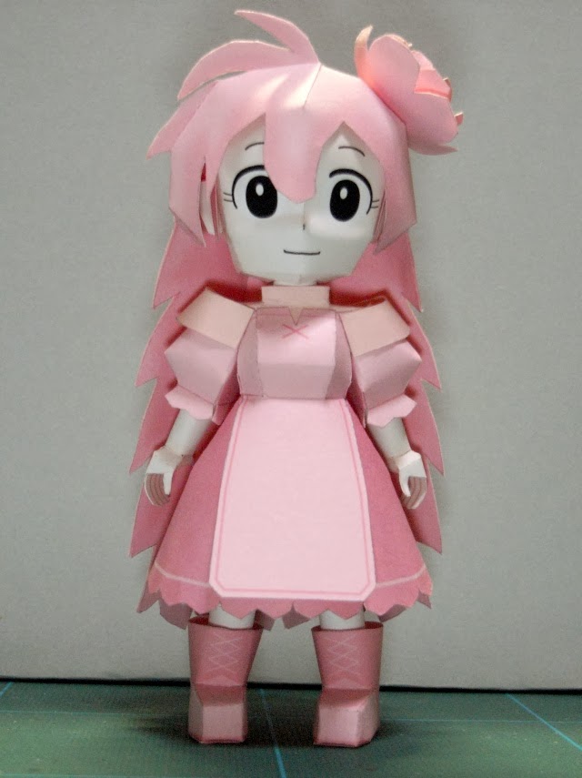 Papercraft - Mona-chan - Papercraft4u | Free Papercrafts, Paper Toys ...