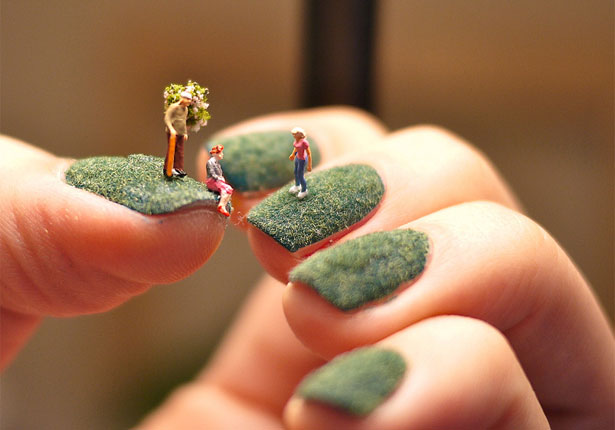 Nail art | pull down the moon