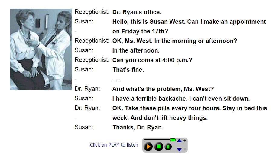 BARGAS SCHOOL: WHAT'S THE PROBLEM?_Dialogue