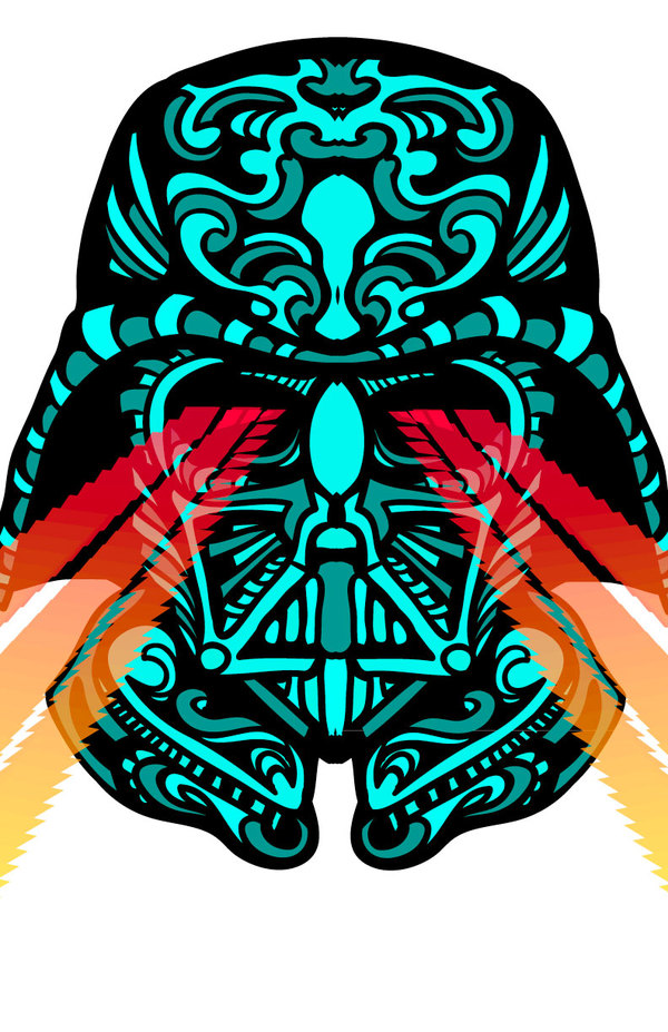 Flyer Goodness: Tribal Star Wars Masks by Daniel Newman