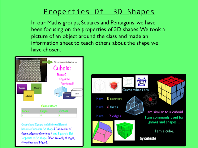 Room 39 @ Tauranga Intermediate: 3D Shapes