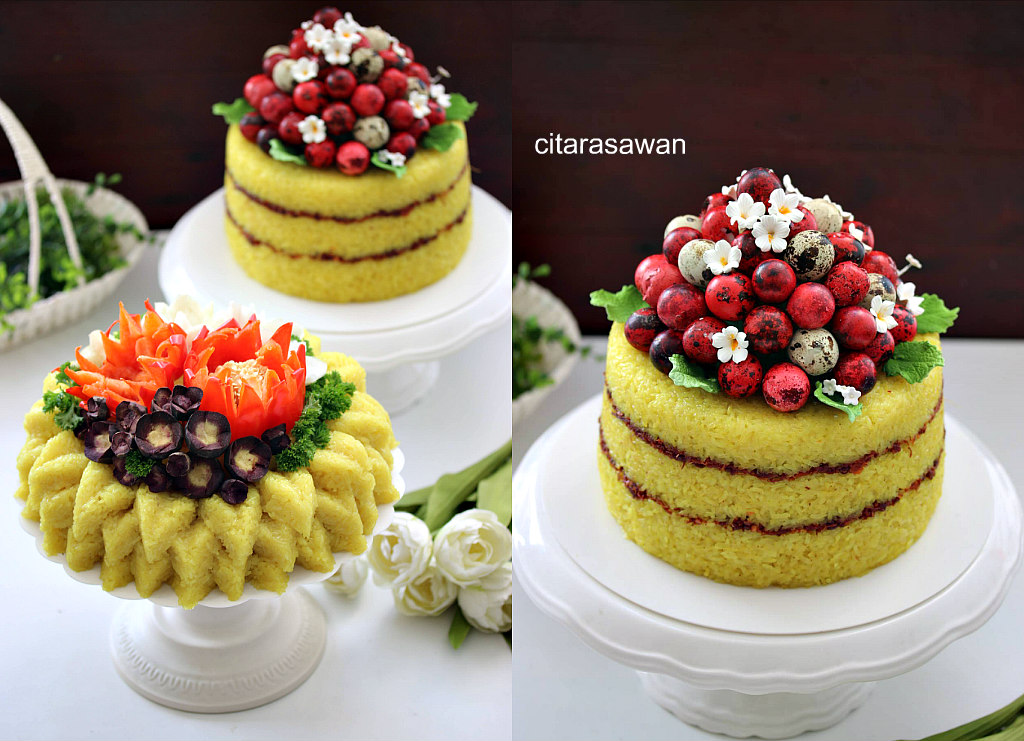 Pulut Kuning Berhias - Acik ~ Blog Kakwan