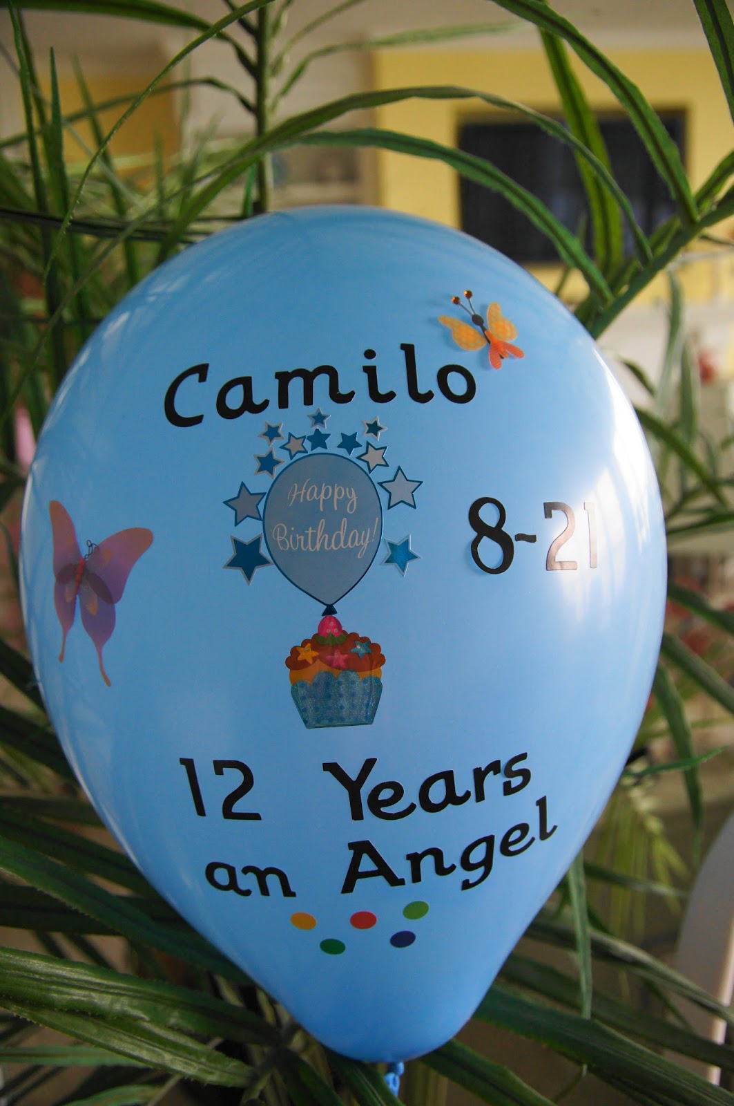Fittsie's Angel Birthday Balloons: August Angel Birthday Balloon Pictures