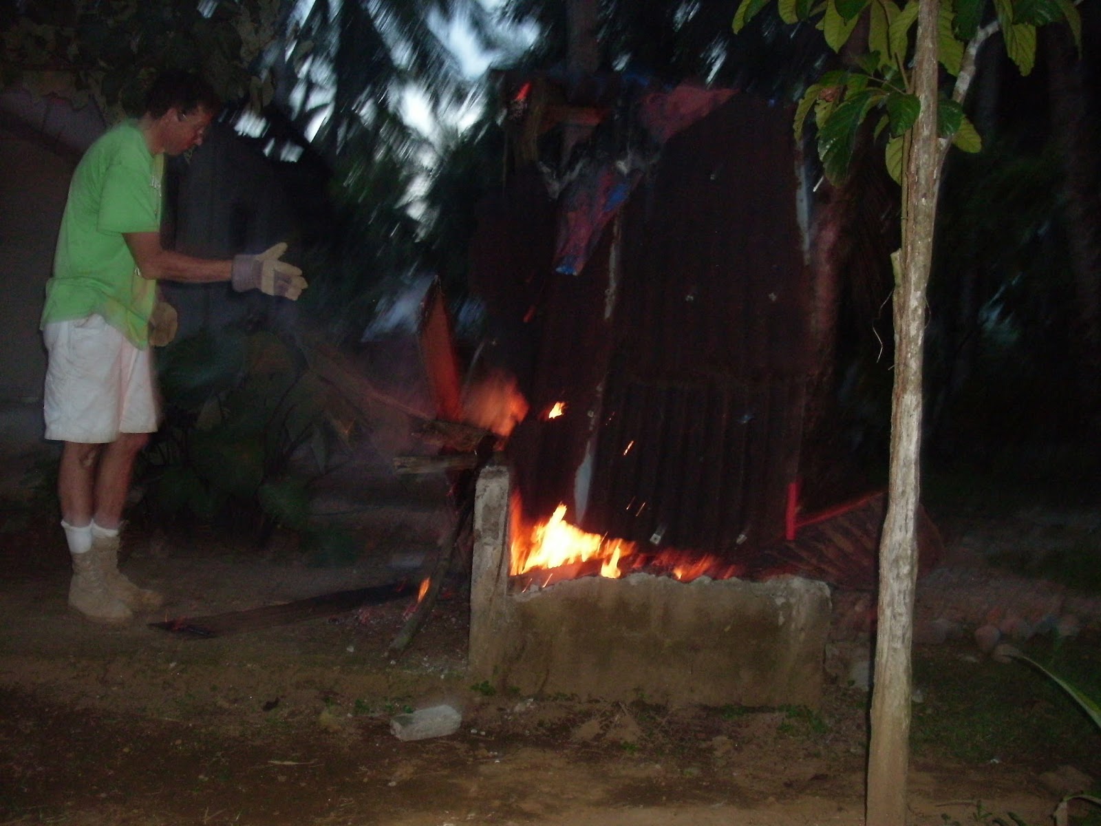 Mid-life Wanderings: Another Milestone - We can finally burn the Outhouse