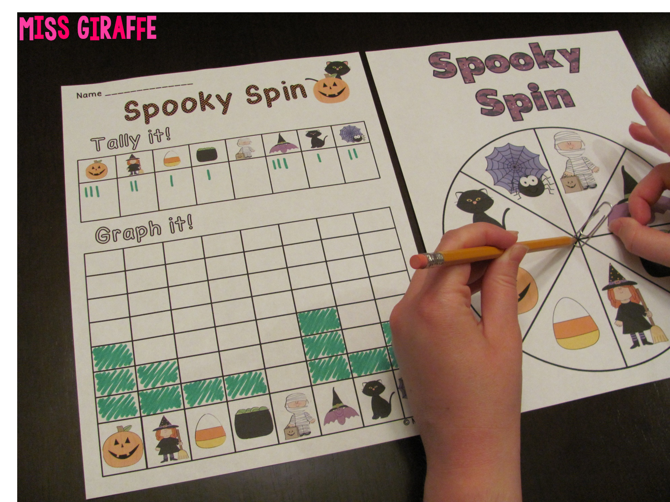 Miss Giraffe's Class: Halloween Math Ideas
