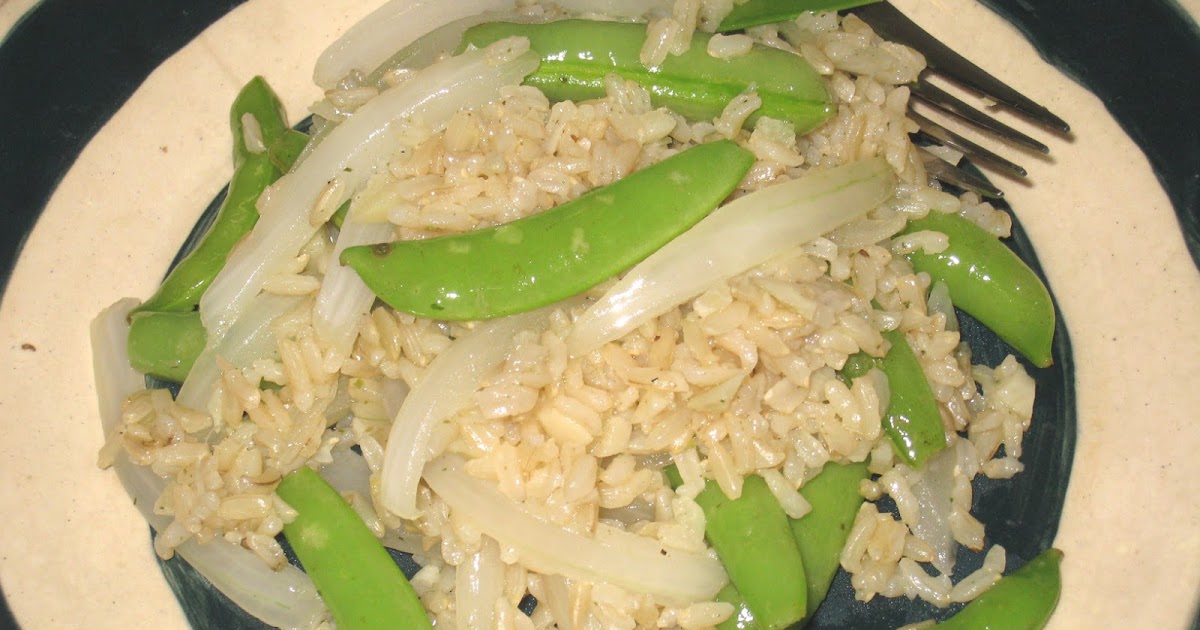 Cooking without a Net: Sugar Snap Peas and Rice