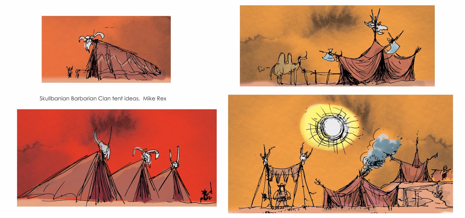 m: More Fangbone! TV design sketches