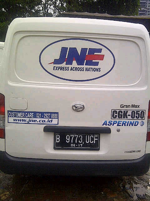 Vibrio Adv: cutting sticker JNE